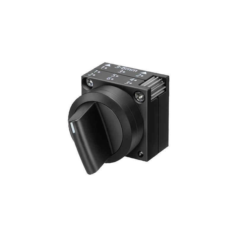 Knebel O-I verrastend schwarz 3SB3000-2KA11, 14,83