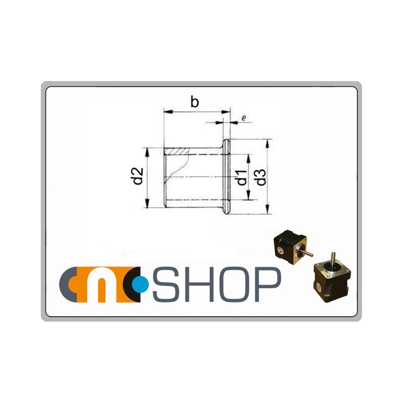 Gleitlager Sinterbronze DM32/ 38/44 x 32/3 für 32 mm Welle, 12,60